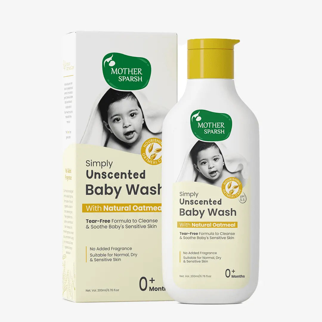 Fragrance-Free Baby Wash for Newborns | Simply Unscented | Mother Sparsh